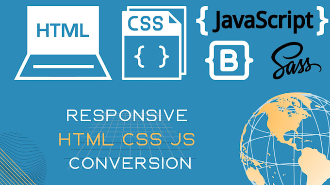 Convert your design into a responsive html and css page by Alex_k94 ...