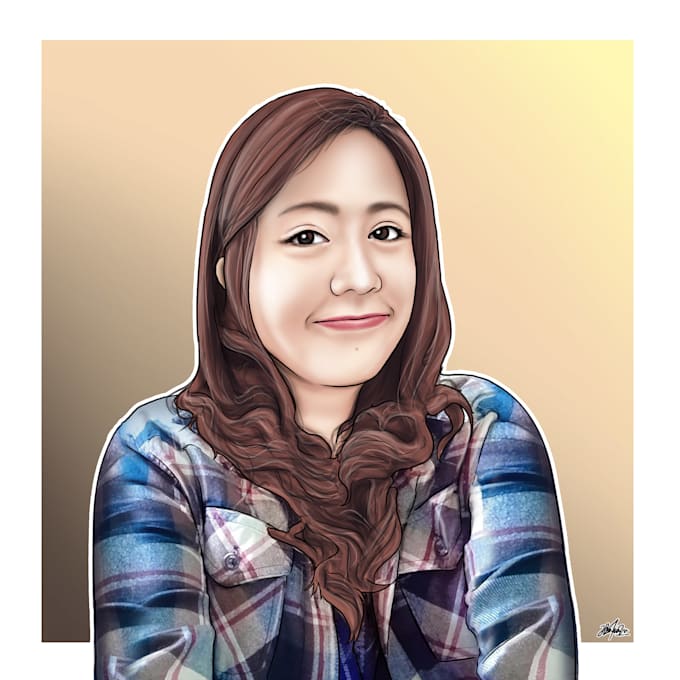 Draw you a vector realism from picture of you by Kendji707 | Fiverr