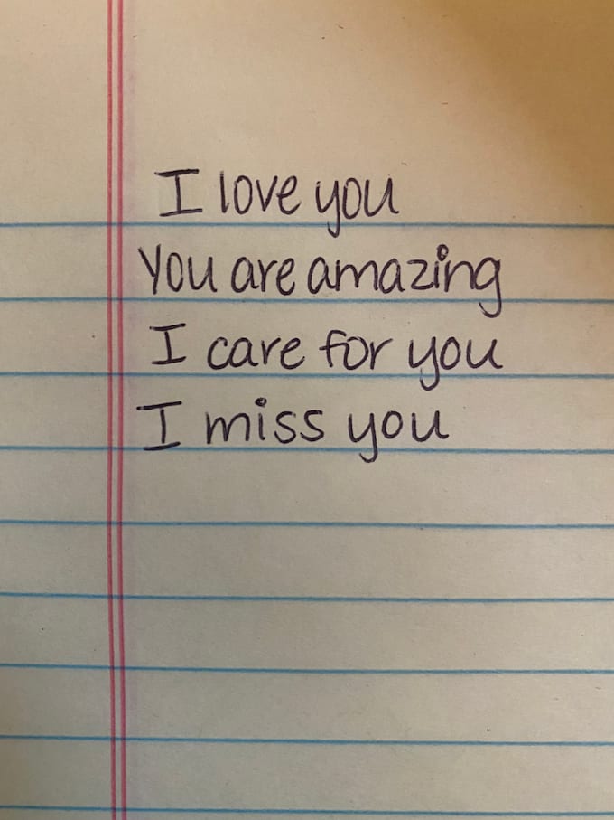 Create beautiful hand written notes and letters by Fabbidav92 | Fiverr