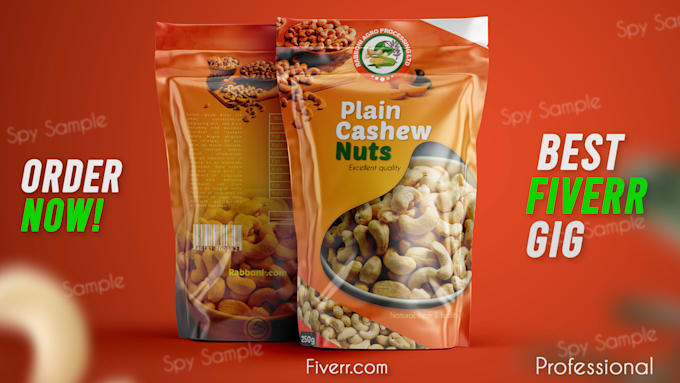 Do eye catching food labels and packaging design by Kuamespybes | Fiverr