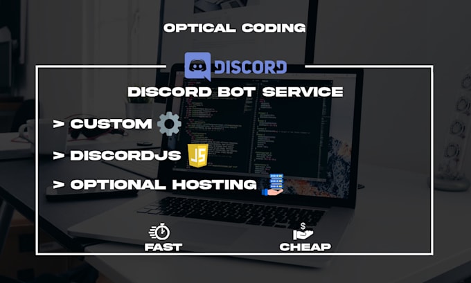 Create a custom discord bot for cheap by Opticalcoding | Fiverr