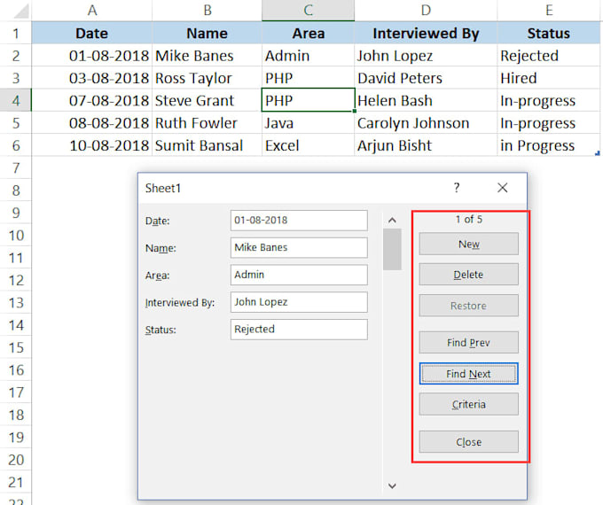 Do data entry typing work in excel spreadsheet by Aminaanser721 | Fiverr