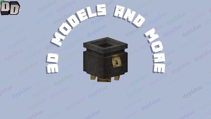 For your beautiful 3d models mods and resource packs by Dypiduo | Fiverr