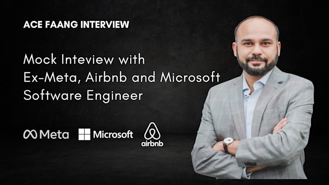 Do faang style coding mock interview of you by Touseefliaqat | Fiverr