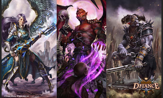 Create character illustrations for your fantasy card game by ...