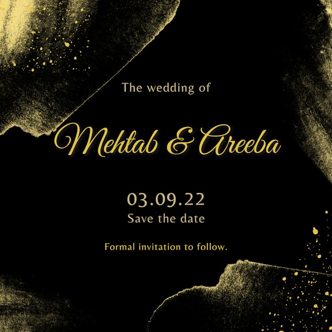 Design amazing invitation cards by Xhehriyar | Fiverr