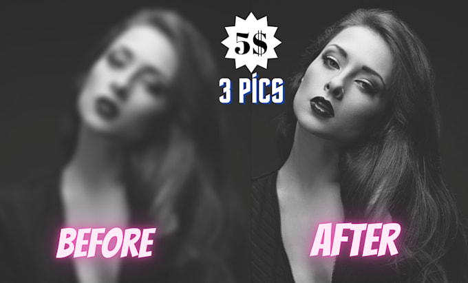 Sharpen low resolution and blurry images to high definition by ...