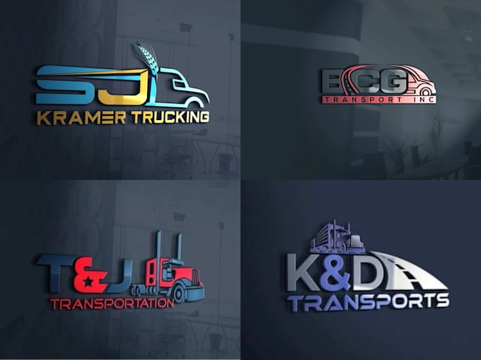 Design stunning transport, logistics, dispatcher and trucking logo ...