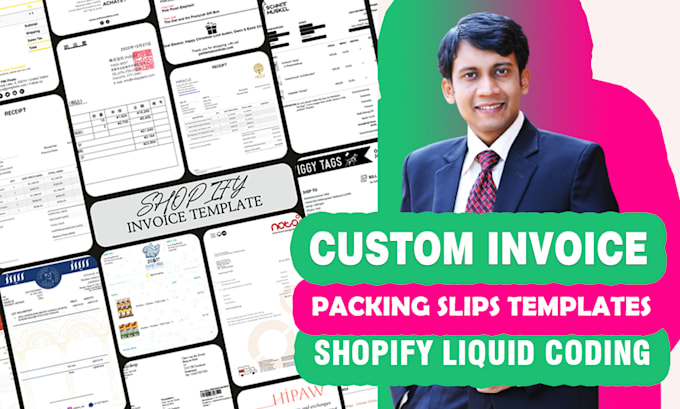 Design shopify custom invoice, packing slip, email template by Rashed ...
