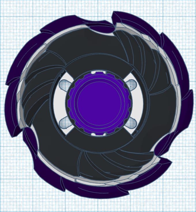 Create custom metal fight beyblade parts for you by Eternalace | Fiverr