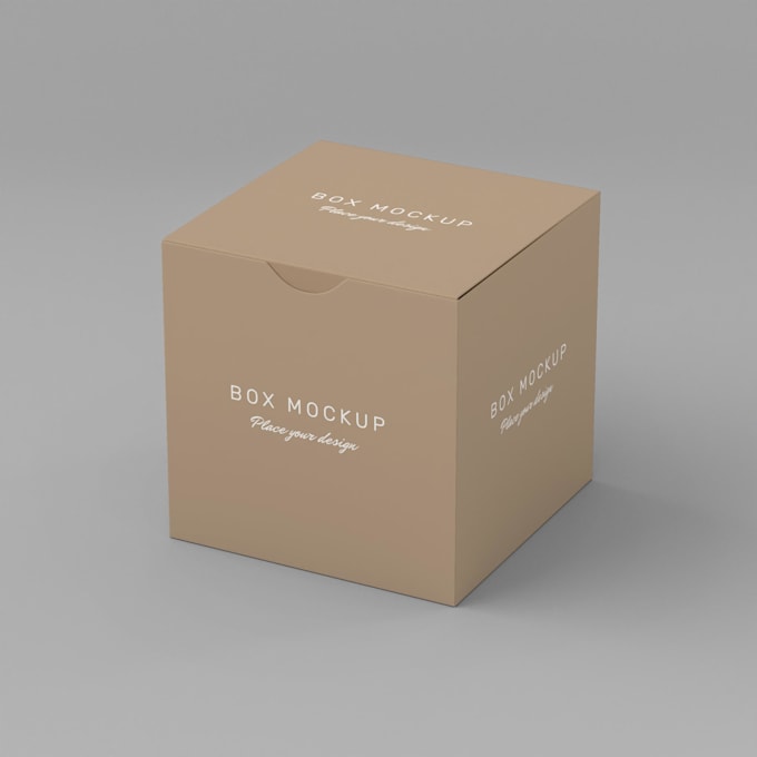 Create 3d mockup box by Accncdesign | Fiverr