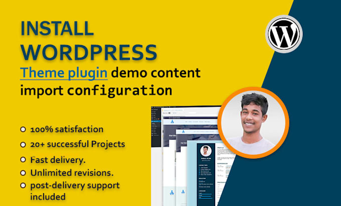 Install configure and customize wordpress themeforest theme with demo import by Rabiulr | Fiverr