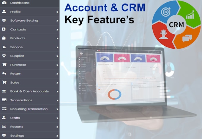 Create an account and crm system by Softpitch | Fiverr