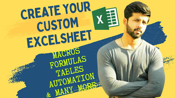 Develop excel formulas, vba macros, charts and dashboards for any ...