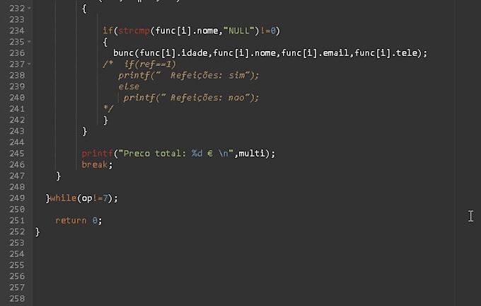 Fixed your program in c languageand html css by Andralves375 | Fiverr