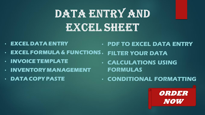 Create custom excel sheet, google sheet by Muhammadmube838 | Fiverr