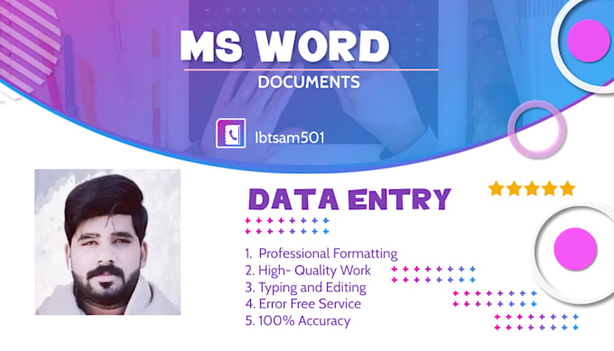 Do microsoft word document format, design, edit type, create by Ibtsam501 | Fiverr