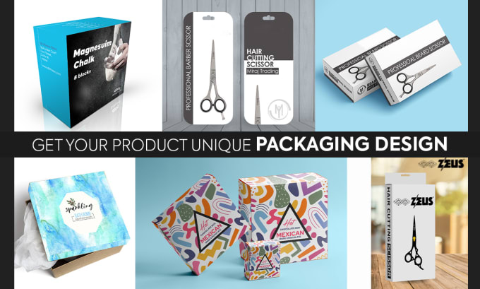 Do label or box packaging design with mockup by Dezignplanet | Fiverr