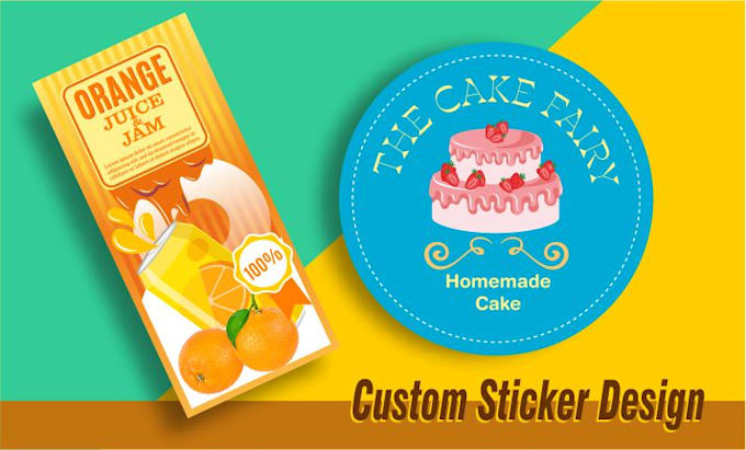 Create custom sticker design by Aviragraphics | Fiverr