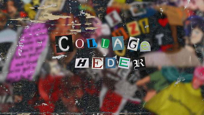 Make a unique collage style header by Ayaanreal | Fiverr