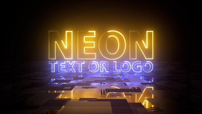 Animate or create your neon text or logo by Misha_pavlov | Fiverr
