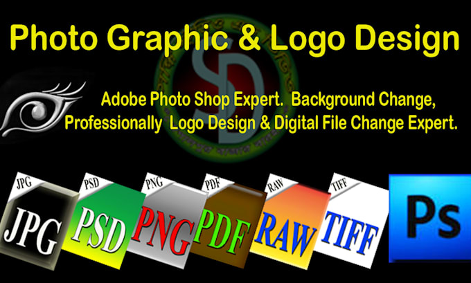 Photo editing logo design background change professionally by ...
