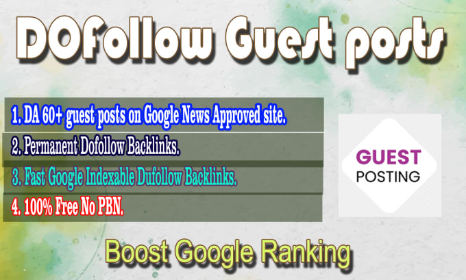 Do high da guest posts backlink, dofollow guest posts on google news ... Do high da guest posts backlink, dofollow guest posts on google news ...