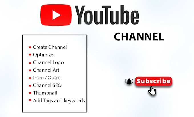 Create and setup youtube channel by Vs_creation | Fiverr