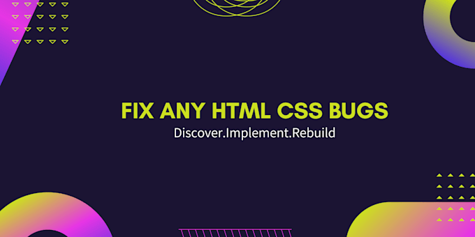 Fix any html css bugs by Lucasgarcia_web | Fiverr Fix any html css bugs by Lucasgarcia_web | Fiverr