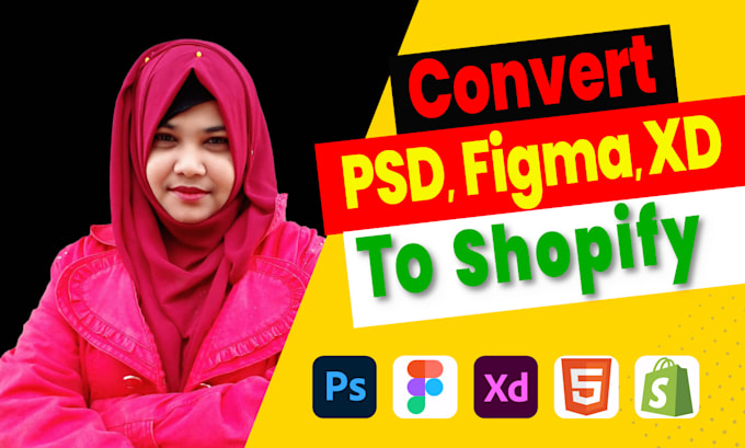 Convert psd, figma, xd, html, and sketch to shopify store by Shopify_shilpi | Fiverr