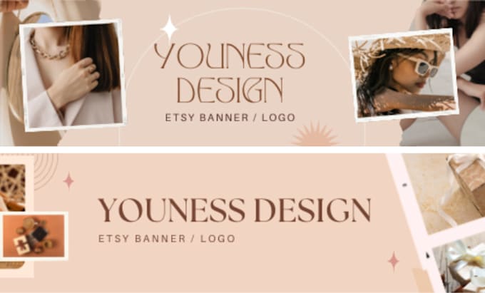 Design your etsy shop banner or etsy logo by Younessim | Fiverr