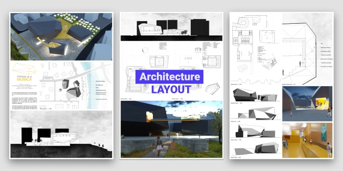 Design diagram and layout for your architecture presentation by ...