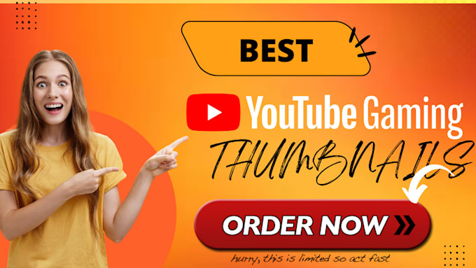 Make youtube thumbnail here by Nazeefahmed00 | Fiverr