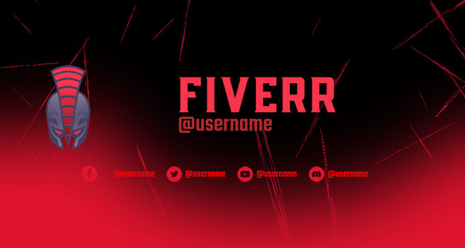 Design your twitch facebook twitter and youtube covers for streamers by ...