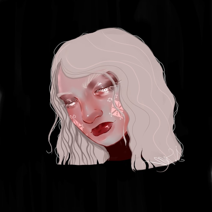 Draw portraits of varying complexity in 24 hoursdigital art by Irynast ...