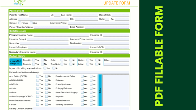 Create fillable pdf form by Saleemsahu | Fiverr