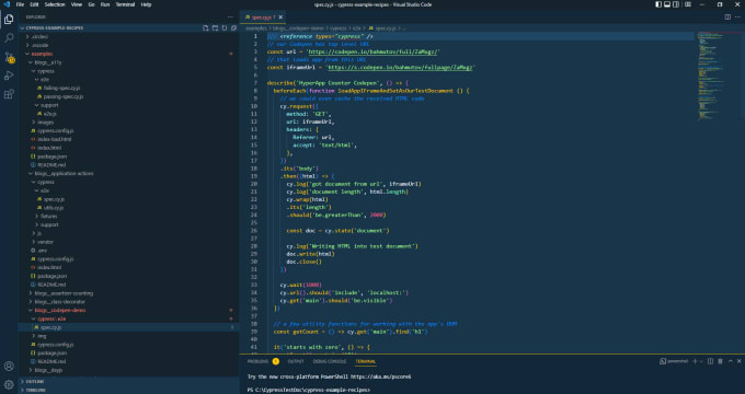 Write Automation Script For Your Project By Using Cypress By Mahmut