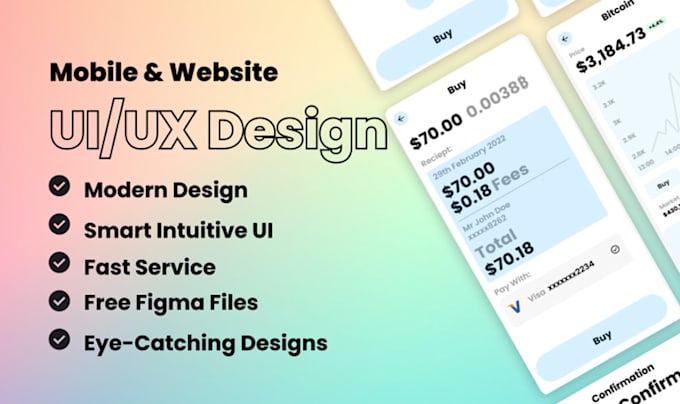 Design a modern ui ux design by Unreal_inc | Fiverr