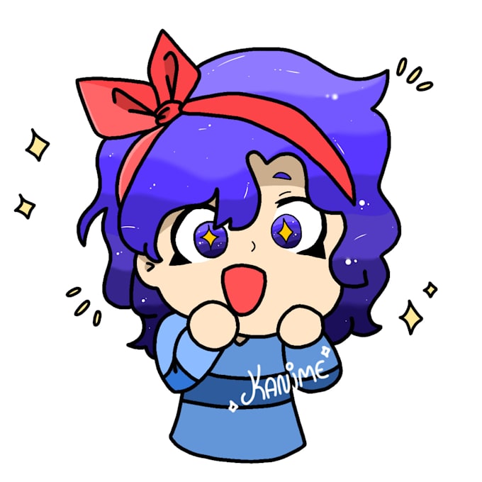 Draw your oc in chibi style by Kanimew | Fiverr