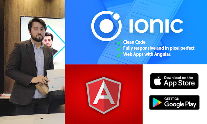 Get ios and android mobile app in angular ionic by Inayatali143 | Fiverr