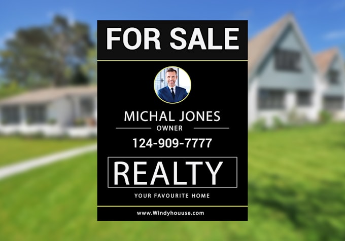 Do creative yard sign design in 5 hours by Yeasin_jahed | Fiverr