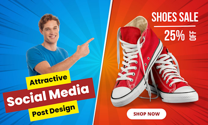 Design attractive and engaging social media posts for your business by ...