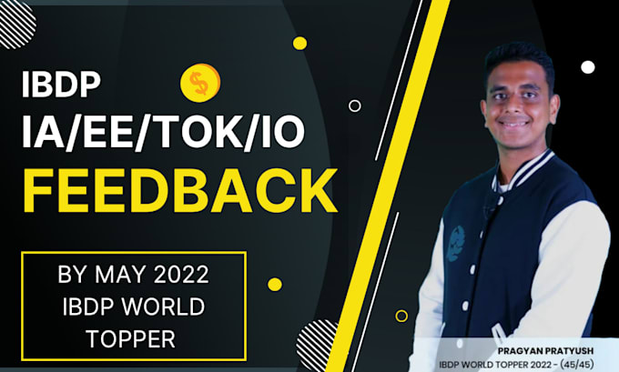 Provide personalised feedback on all ib dp documents by Pragyan24 | Fiverr