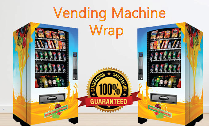 Do professional vending machine wrap by Graphicexper862 | Fiverr