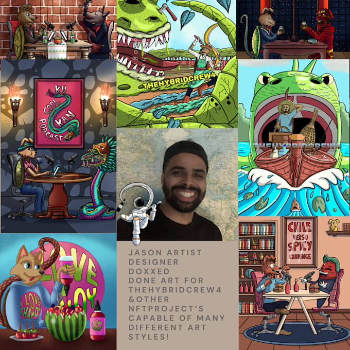 Nft project art work and design by Jasonjackson7 | Fiverr