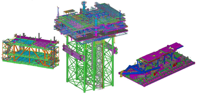 Make a 3d modeling of tekla with details of steel structures by ...