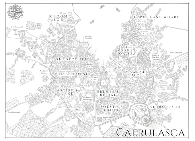 Create your fantasy city map by Mnash884 | Fiverr