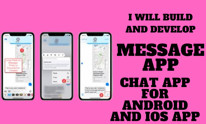 Develop message app or chat app for ios and android flutter by ...