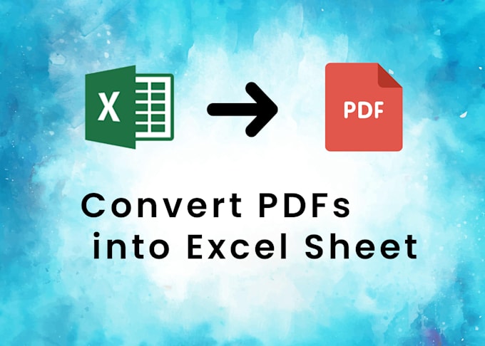 Convert pdfs into excel sheet with perfection by Sunil24ghanchi | Fiverr Convert pdfs into excel sheet with perfection by Sunil24ghanchi | Fiverr