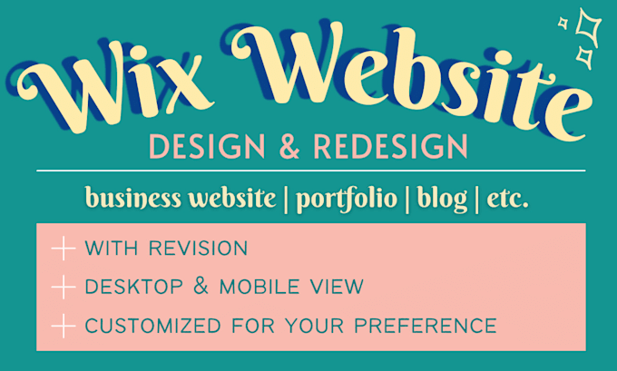 Set up and design your wix website by Maru_ihada | Fiverr